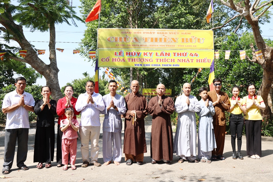 Chùa Thiền Bửu tổ chức lễ húy nhật kỷ niệm 44 năm cố Hòa thượng Thích Nhật Hiếu viên tịch